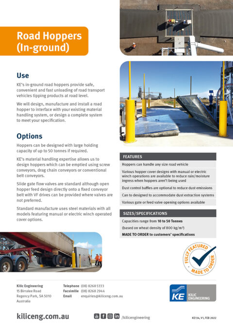 Road Hoppers (in-ground) | Kilic Engineering